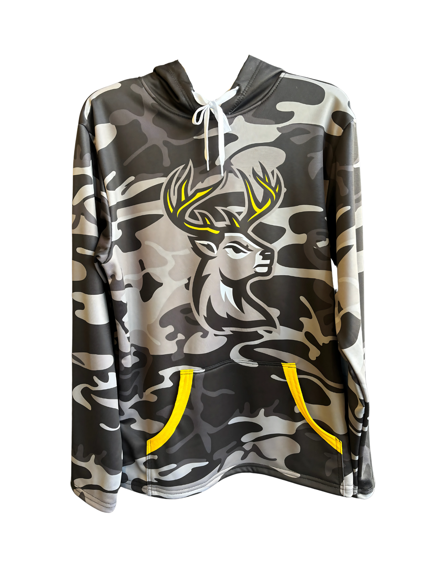 Hoodie - Camo Deer Head | Iowa Heartlanders Team Store